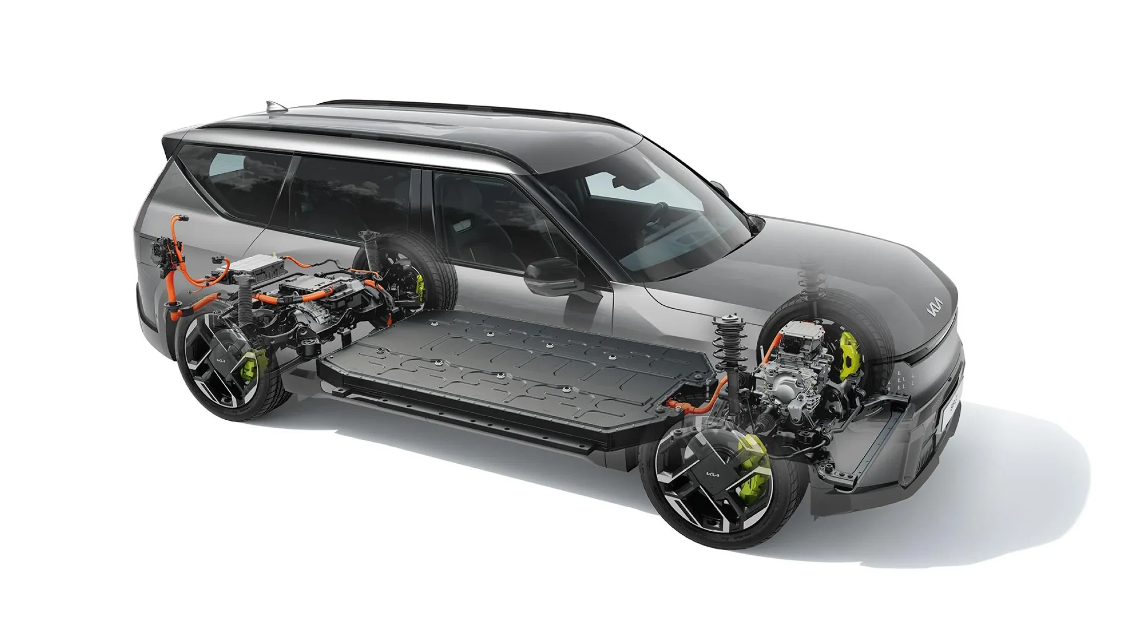 Kia EV9 GT: elektrische SUV met 7 zitplaatsen en 508 pk